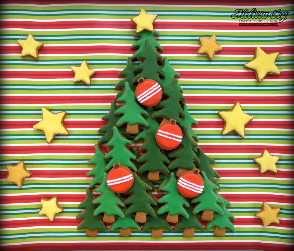 Christmas Tree Cookie Platter | Melissa Joy Cookies