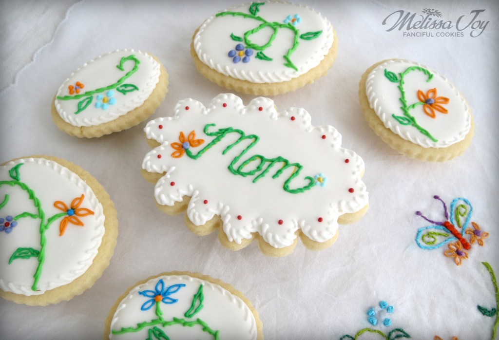 Embroidery Cookies and Photo Tips | Melissa Joy Cookies